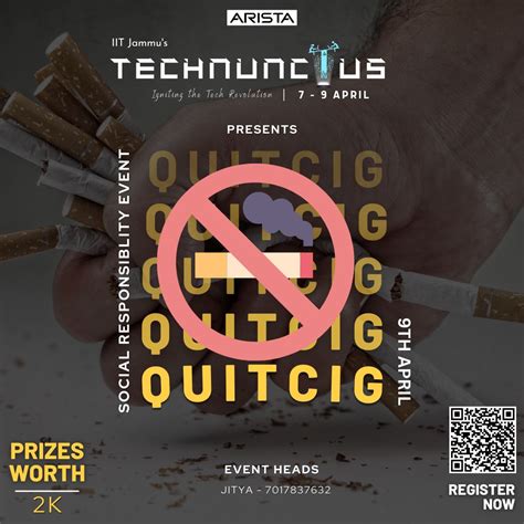 Technunctus Iit Jammu On Linkedin Quitsmokingchallenge Smokefreelife Nomoresmoking