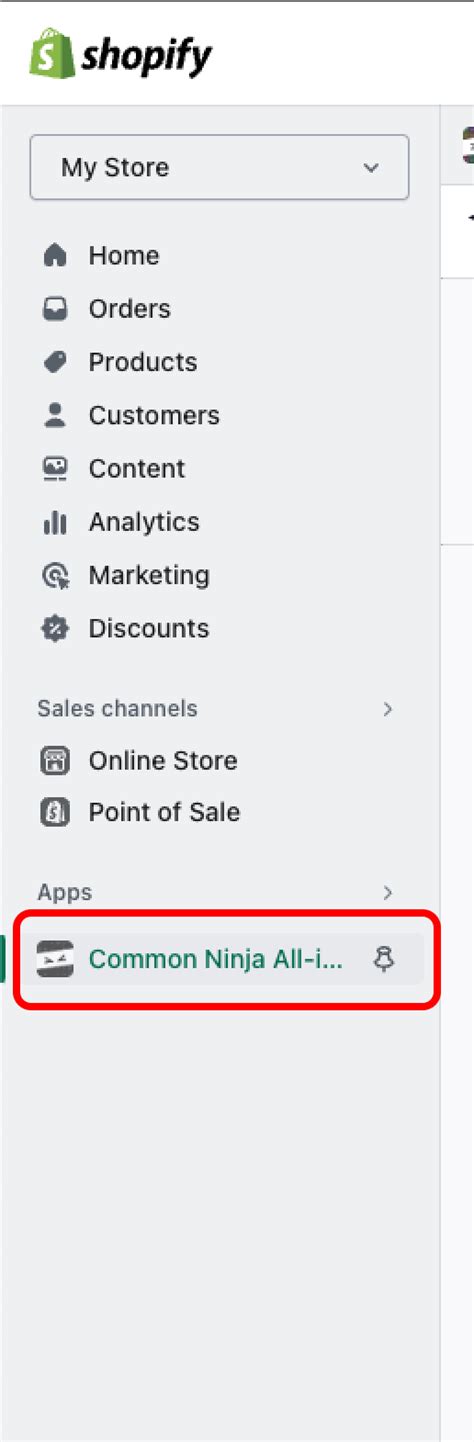 How To Install The Common Ninja App On Shopify Common Ninja