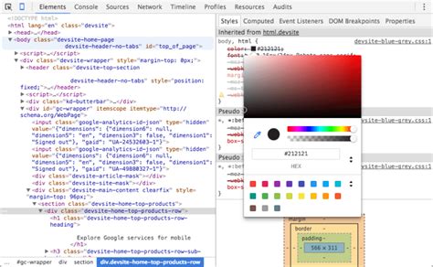 Surprise Recent Chrome Devtools Update Allows New Contrast Ratio Controls