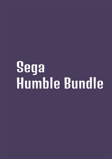 Buy Sega Humble Bundle Pc Steam Key Cheap Price Eneba