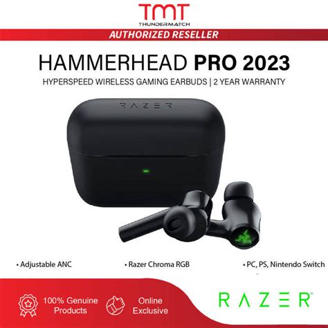 Razer Hammerhead True Wireless Pro Hyperspeed Wireless Gaming Earbuds For Pc Playstation