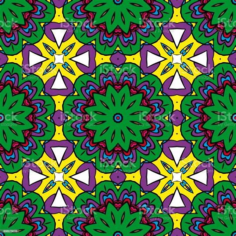 Colorfull 원활한 꽃 패턴입니다 장식적인 배경입니다 대 한 직물 또는 종이에 인쇄 벡터 일러스트 레이 션 T 셔츠에 대한