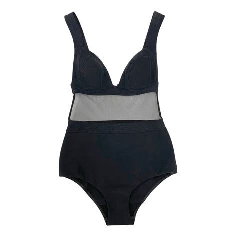 Pre Owned Zimmermann One Piece Swimsuit In Black Modesens
