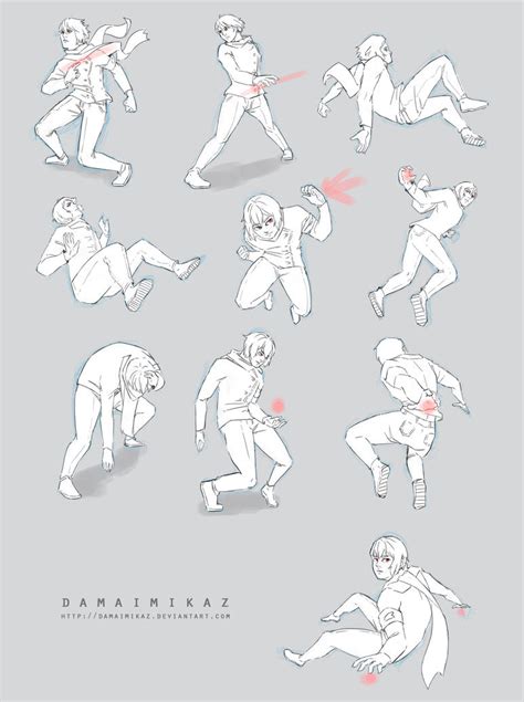 Sketchdump December 2015 Dynamic Poses By Damaimikaz On Deviantart