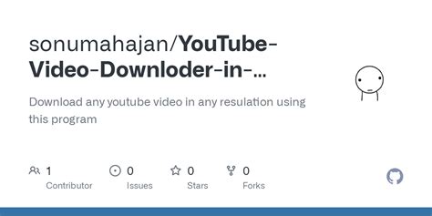 Github Sonumahajanyoutube Video Downloder In Python Download Any