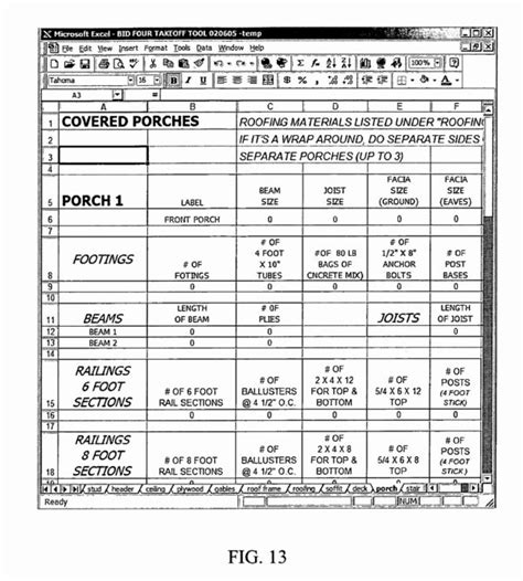 Framing Takeoff Spreadsheet Within Framing Takeoff Spreadsheet Awesome