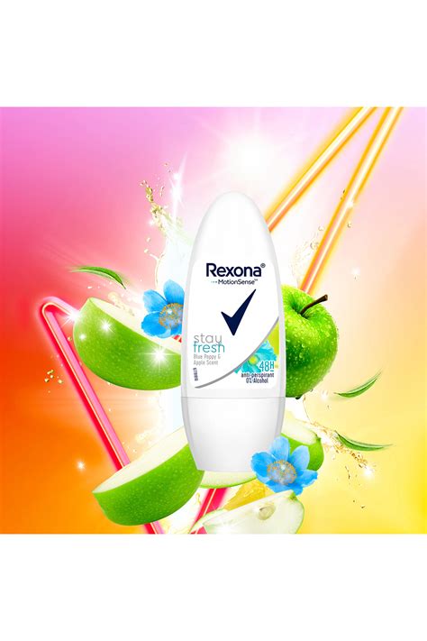Rexona Kadın Roll On Deodorant Stay Fresh Mavi Gelincik Ve Elma 50 Ml