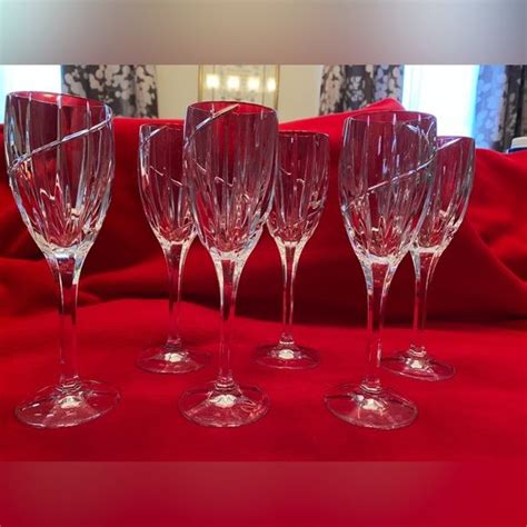 Uptown Mikasa Crystal Wine Glasses Set Of 6