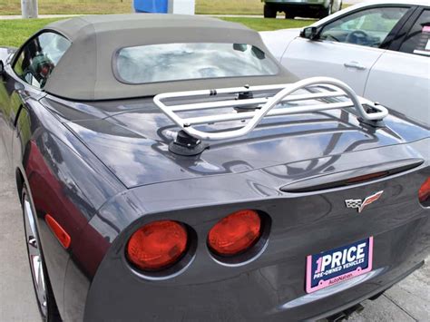 Corvette C6 Convertible Trunk Luggage Rack No Metal Clamps