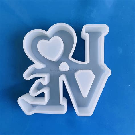 Love Car Freshie Mold Love Mold Silicone Epoxy Resin Molds Silicone