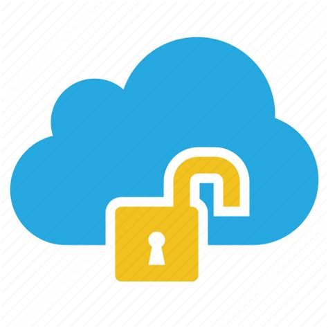 Cloud Insecure Risk Safe Unlock Unsafe Icon