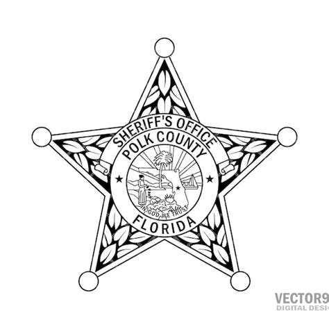 Polk County Sheriff Badge Etsy