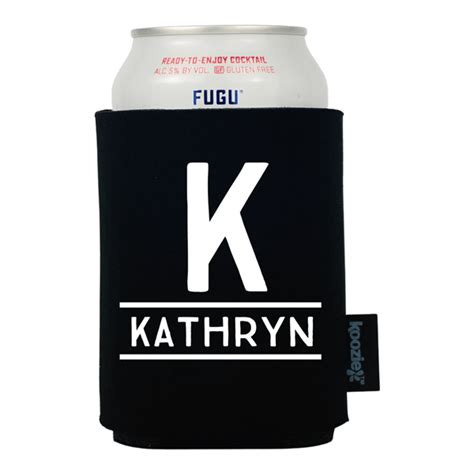 Koozie® Inline Text Monogram Drink Cooler