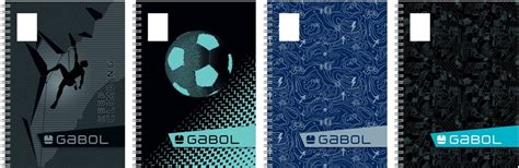 Ученическа тетрадка със спирала Gabol А5 60 листа широки редове за момче асортимент Ozone Bg