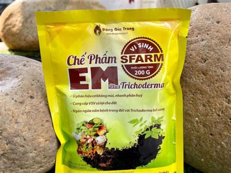 Chế Hẩm Em Plus Trichoderma Sfarm 200 Gram Vật Tư Cây Cảnh Tại Biên