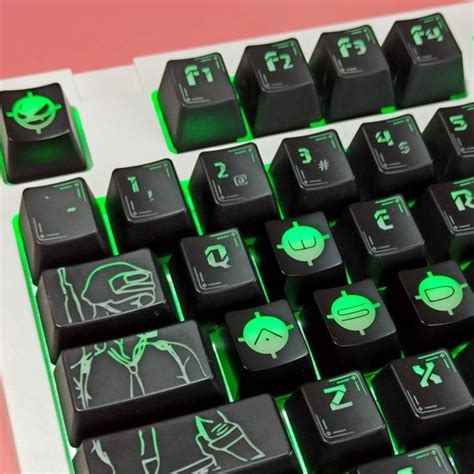 PCS WASD Keycap Backlight Personality Used For Mechanical Keyboard Translucent S Shopee