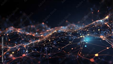 Digital Abstract Background For Data Transmission And Encryption Artificial Intelligence Ai