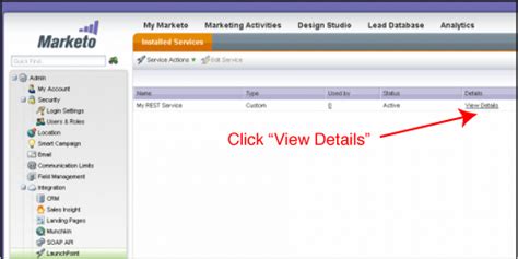 Marketo Api Provider Setup Cloud Elements Help Center