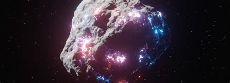 Asteroid With Procedural Material FlippedNormals