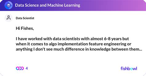 Hi Fishes I Have Worked With Data Scientists Wit Fishbowl