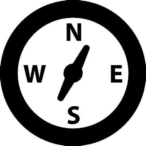 Compass With White Face Vector Svg Icon Svg Repo