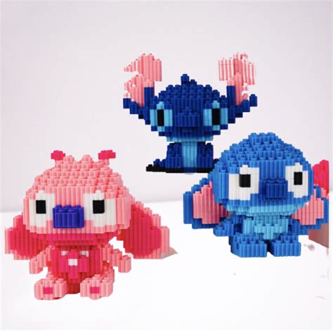 Magic Block Nano Micro Building Blocks 3d Cartoon Character Stich