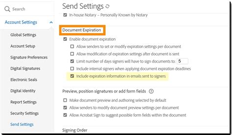 Configure Automatic Document Expiration Completion Deadline