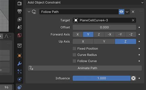 Blenderパスに追従がずれないように設定する方法 TECH BLOG SHOYA KAJITA