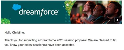 Christine Marshall On Linkedin Dreamforce Salesforce 27 Comments