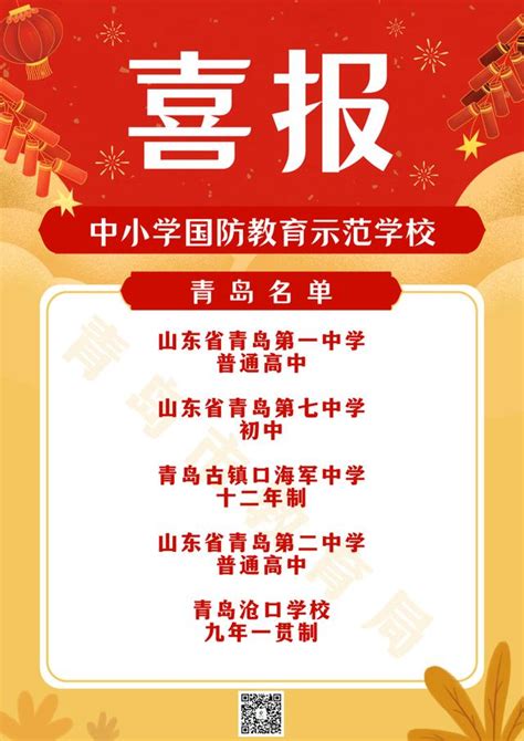 點讚！島城這些學校入選全國中小學國防教育示範校！ 每日頭條