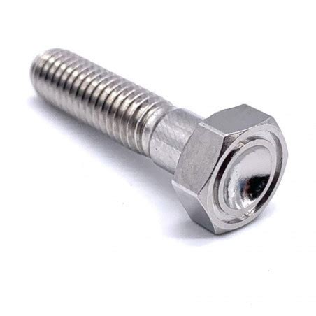 Vis à Tête Hexagonale En Inox M6 X 100mm X 25mm