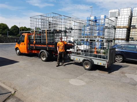 Ibc Crates Of Seasoned Firewood For Delivery In Manchester Area