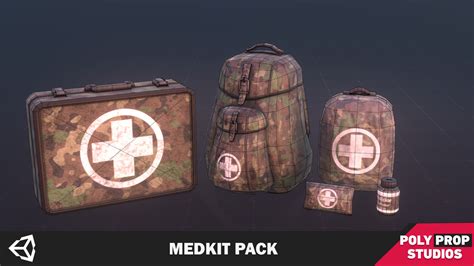Artstation Medkit Pack Game Assets