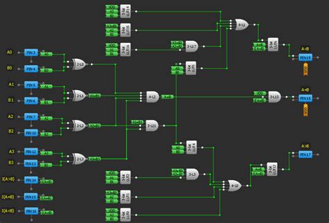 8 bit magnitude comparator circuit diagram circuit diagram