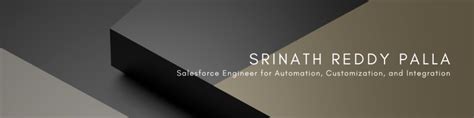 Srinath Reddy Palla Salesforce Engineer Automation Customization