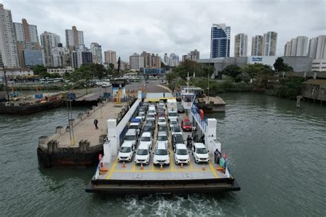 Governo De Sp Entrega Novo Acesso Do Lado De Santos Da Travessia Para O