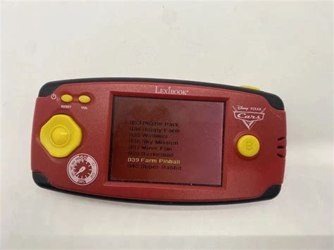 Lexibook Disneys Pixar Cars Compact Cyber Arcade Game Handheld Console