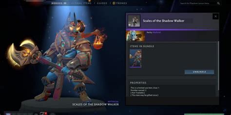Beli Item Gift Scales Of The Shadow Walker Phantom Lancer Set Aghanim