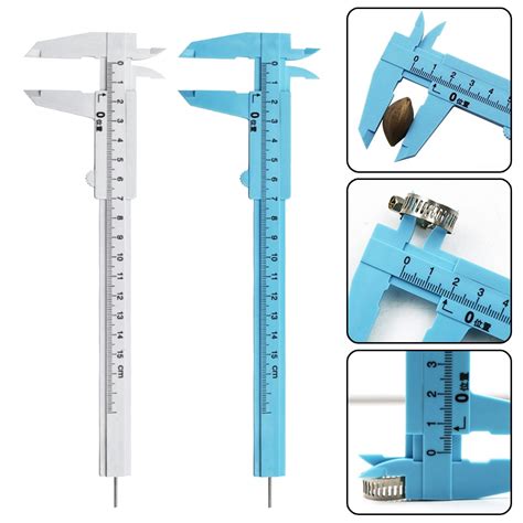 버니어 캘리퍼스 게이지 단일 규칙 스케일 플라스틱 깊이 높이 목공 금속 가공 측정 도구 0 150mm Aliexpress