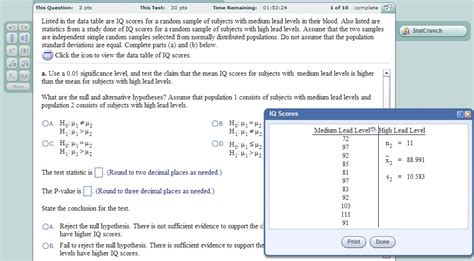 solved please explain how to find the test statistic and p