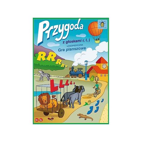 Logopedyczna gra planszowa Przygoda z głoskami r l j 13513 Educol