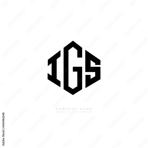 Igs Letter Logo Design With Polygon Shape Igs Polygon Logo Monogram