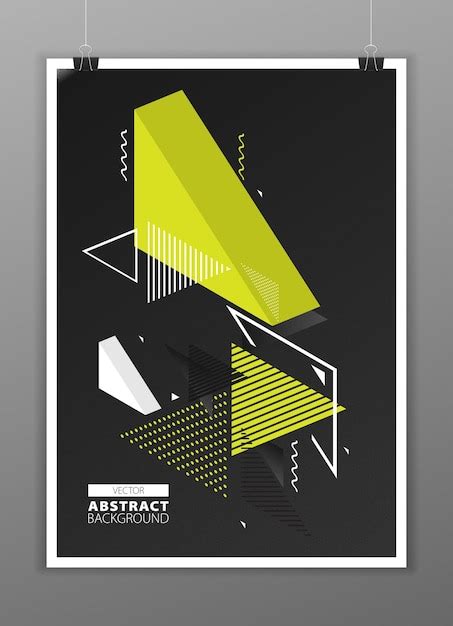 Premium Vector Abstract Geometric Composition Forms Modern Background