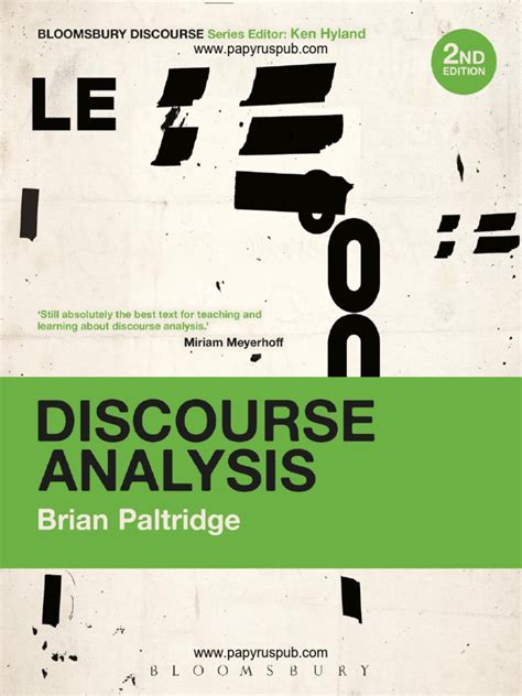 Discourse Analysis An Introduction Pdf Linguistics Context