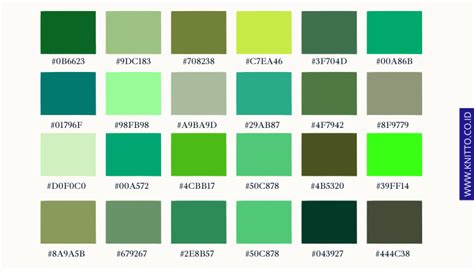 10 Macam Macam Warna Hijau Paling Populer Untuk Fashion
