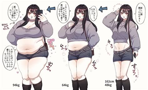 「ぽっちゃり好き男子を振り向かせようと頑張る女の子 」とろろの漫画