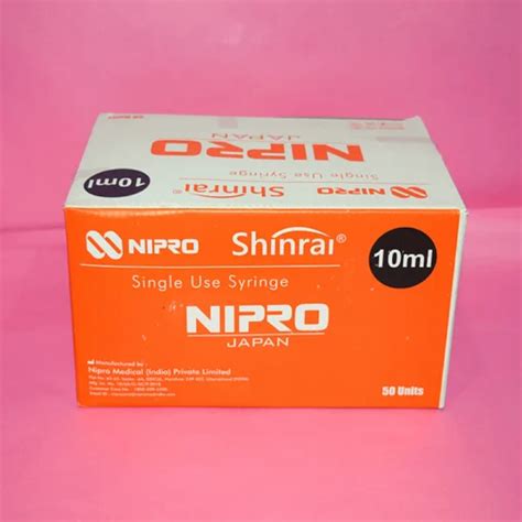 10ml Nipro Shinrai Needle Syringe At ₹ 3 95 Piece मेडिकल सिरिंज In