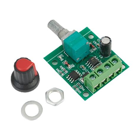 【lush】dc Motor 1 8v 3v 5v 6v 12v Pwm Speed Controller Potentiometer Knob Switch Kit Shopee