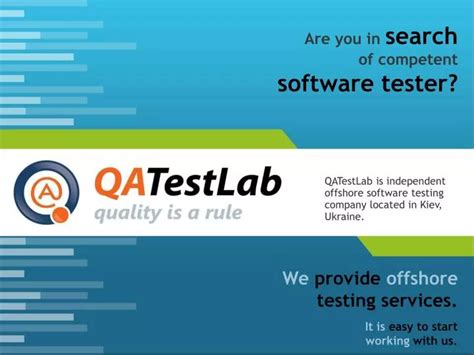 Ppt Qatestlab Software Testing Company Powerpoint Presentation Free Download Id