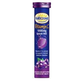 Haliborange Vitamin C Mg Effervescent Tablets Blackcurra